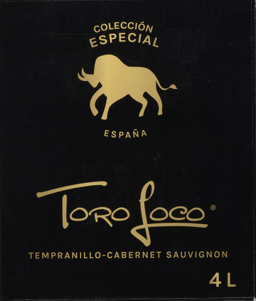TORO LOCO ESPECIAL TEMPRANILLO CABERNET SAUVIGNON VIN ROUGE 4 L ...