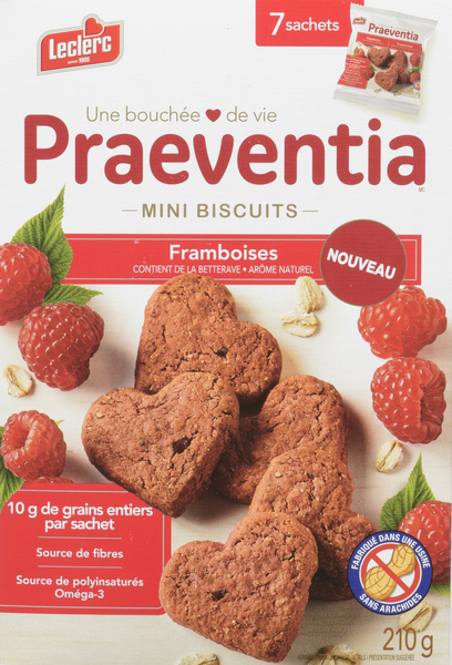Bisc.Coeur Framb.Bette.Praev.12x210g - Répertoire des aliments québécois