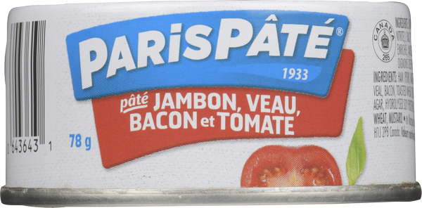 PARIS PATE PATE JAMBON VEAU B - Répertoire des aliments québécois