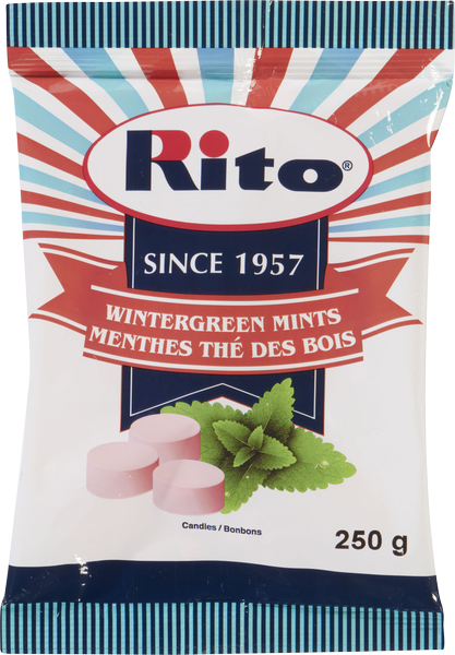 RITO MENTHES THÉ DES BOIS 250g - Répertoire des aliments québécois