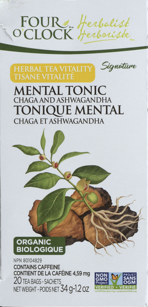 Tisane Vitalité. Tonique Mental - Chaga et Ashwagandha - Répertoire des ...