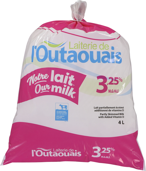 lait 3,25% en sachet - Répertoire des aliments québécois