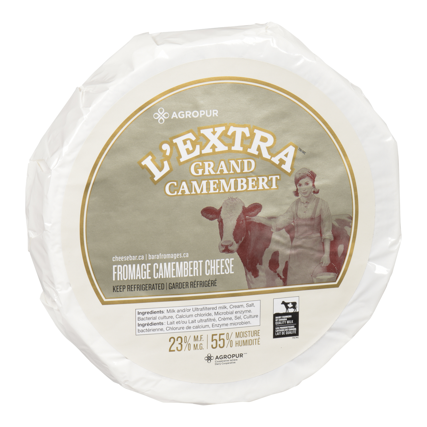 GRAND CAMEMBERT L'EXTRA 1KG - Répertoire des aliments québécois